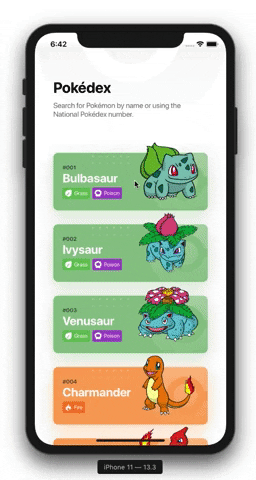 GitHub - vinicoder/pokedex: Pokédex desenvolvido com React Native e TypeScript.