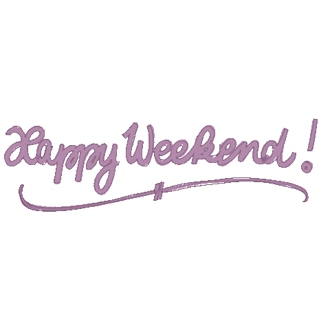 Happy Weekend Sticker by meinefabelhaftewelt for iOS & Android | GIPHY