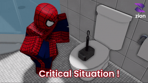 Spiderman Poop GIF by Zion - Find & Share on GIPHY