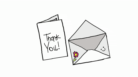 Thank You Notes GIFs - Find & Share on GIPHY