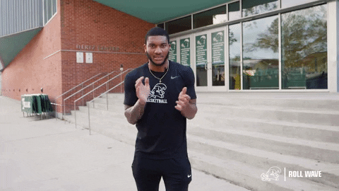 Tulane Green Wave GIF by GreenWave - Find & Share on GIPHY