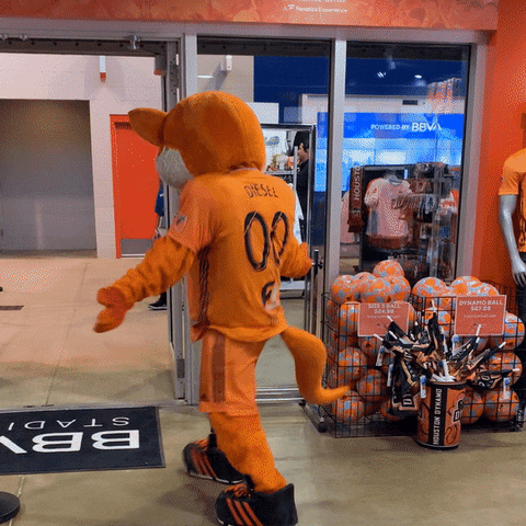 Major League Soccer Dancing GIF by Houston Dynamo - Find & Share on GIPHY