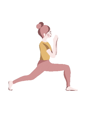 Yoga Pose Sticker by Lebenskompass for iOS & Android | GIPHY
