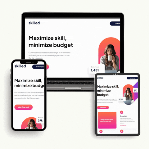 GitHub - codingwithjae/skilledElearningLandingPage: This is the second ...