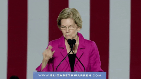 American Flag Reaction GIF by Elizabeth Warren - Find & Share on GIPHY