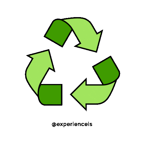 Arrow Recycle Sticker by Experienceis for iOS & Android | GIPHY