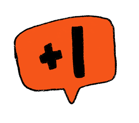 Plus 1 Event Sticker by splash for iOS & Android | GIPHY