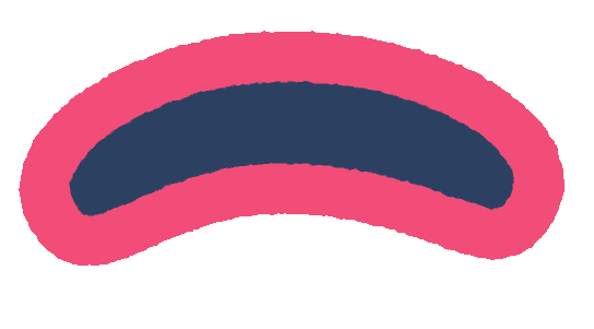 Sad Mouth Sticker by Bottletop for iOS & Android | GIPHY