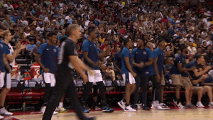 High Five Minnesota Timberwolves GIF by NBA - Find & Share on GIPHY