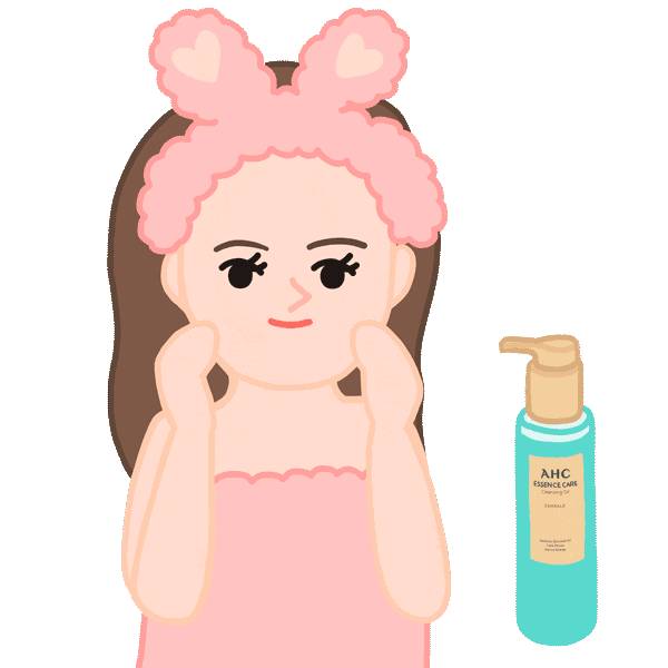 Skincare Cleansing Sticker by AHC for iOS & Android | GIPHY