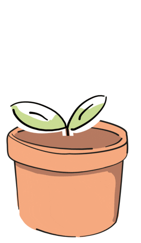 Flower Grow Sticker by MsSlow -Paper&Illustration- for iOS & Android ...