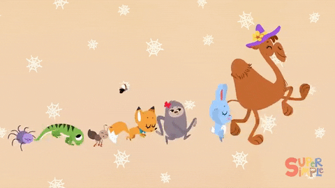 Friends Walking GIF by Super Simple - Find & Share on GIPHY