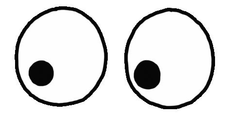 Nervous Eyes Sticker for iOS & Android | GIPHY