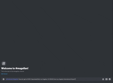 GitHub - Kalissaac/magellan: Get navigation directions straight from Discord