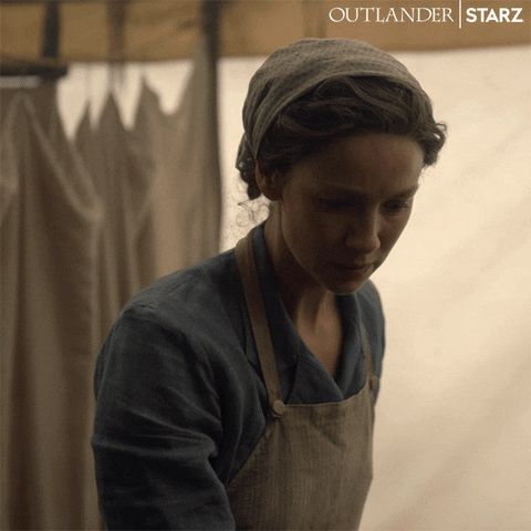 Caitriona Balfe Reaction GIF by Outlander - Find & Share on GIPHY