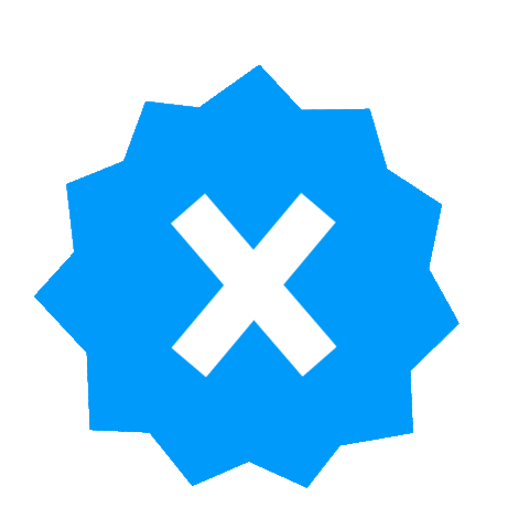 X Verify Sticker by bangerooo for iOS & Android | GIPHY