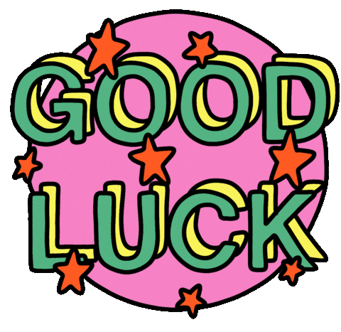 Goodluck Sticker by Poppy Deyes for iOS & Android | GIPHY