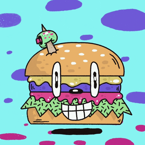 Cartoon Burger GIF by FRENEMY - Find & Share on GIPHY