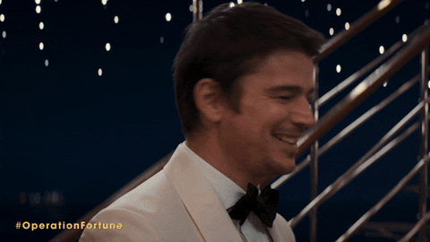 Phone Smile GIF by Operation Fortune - Find & Share on GIPHY