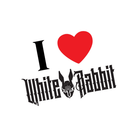 White Rabbit Waterloo Sticker for iOS & Android | GIPHY