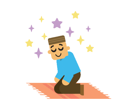 Pray Prayer Mat Sticker by 5Pillars Game for iOS & Android | GIPHY