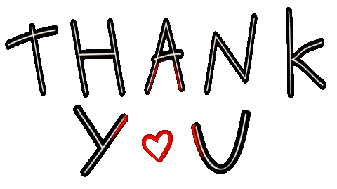 Heart Thank You Sticker for iOS & Android | GIPHY