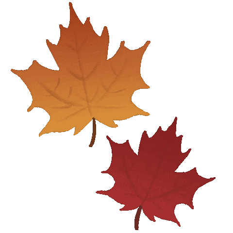 Falling Leaves Halloween Sticker for iOS & Android | GIPHY