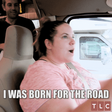 Driving Road Trip GIF by TLC - Find & Share on GIPHY