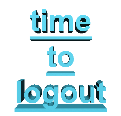 Logout Sticker for iOS & Android | GIPHY