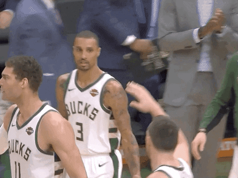 Fiserv Forum Reaction GIF by Milwaukee Bucks - Find & Share on GIPHY