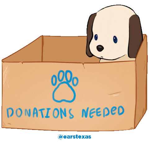 Dog Rescue Sticker by Ears Texas for iOS & Android | GIPHY