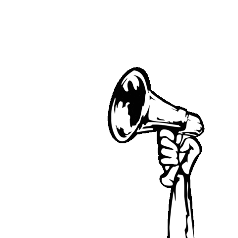 Bpm Megaphone Sticker by Big Picture Media for iOS & Android | GIPHY