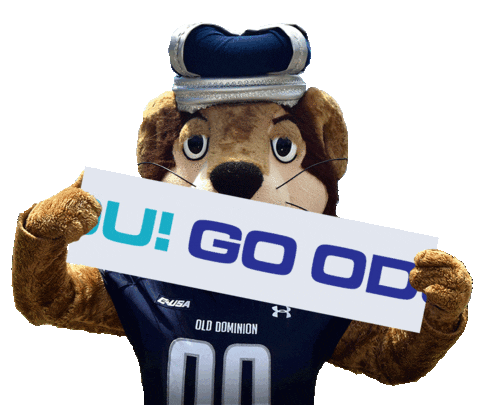 Big Blue Monarch Sticker by ODU for iOS & Android | GIPHY