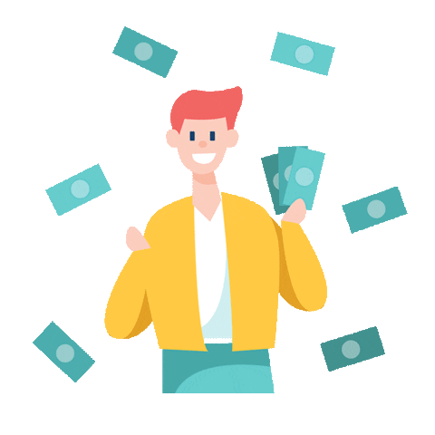 Money Earn Sticker by Forex Kings for iOS & Android | GIPHY