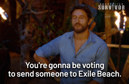 Exile GIF by Australian Survivor - Find & Share on GIPHY