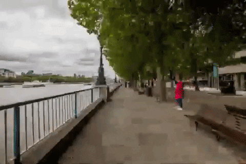 River Thames Walking GIF by Transport for London - Find & Share on GIPHY
