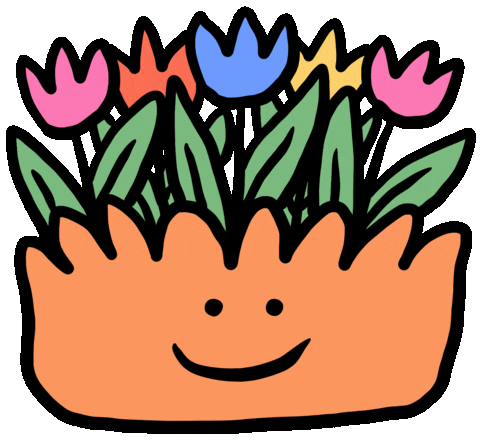 Flower Smile Sticker by Ruppert Tellac for iOS & Android | GIPHY