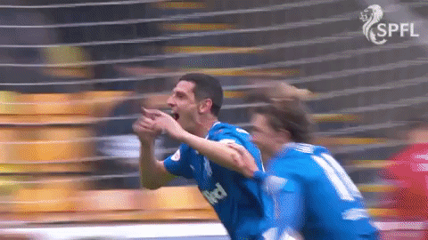 Goal Celebration GIF by Rangers Football Club - Find & Share on GIPHY