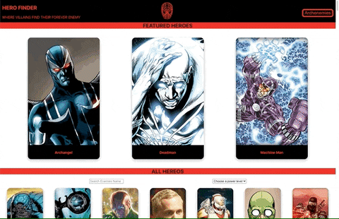 GitHub - mattmcvey/Hero-Finder