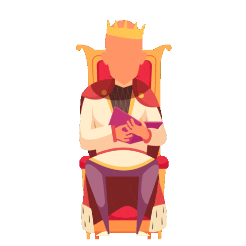 Queen King Sticker by Mr Urbina for iOS & Android | GIPHY