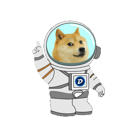 Elon Musk Dog Sticker by DigiByte Memes for iOS & Android | GIPHY