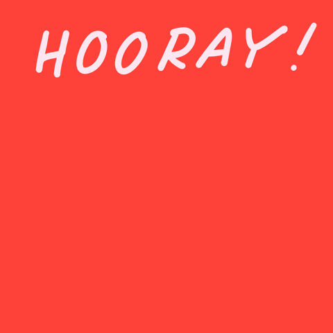 Happy Hip Hip Hooray GIF by BrittDoesDesign - Find & Share on GIPHY