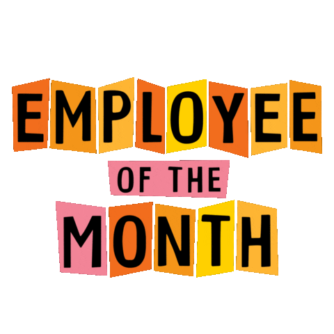 Employee Of The Month Sticker by goldfishswimschool for iOS & Android ...