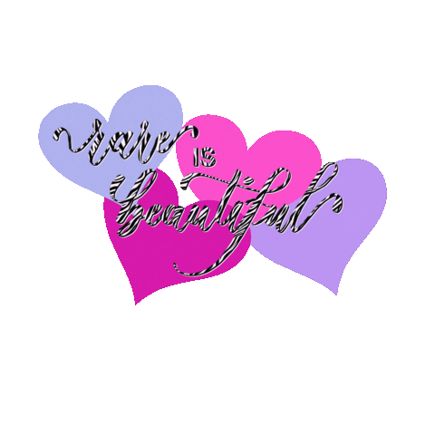 February Hearts Sticker by Gazing Through Glass for iOS & Android | GIPHY