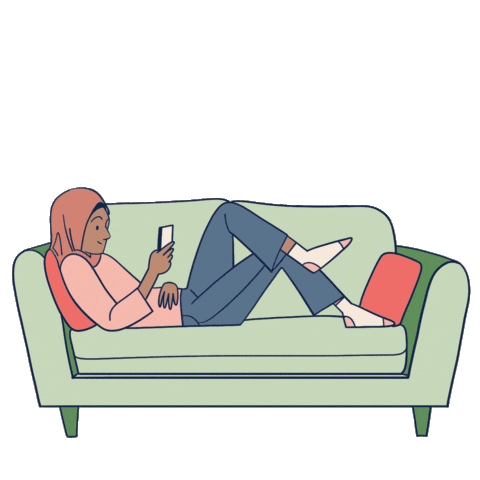 Relaxed Chill Out Sticker by Hello All for iOS & Android | GIPHY