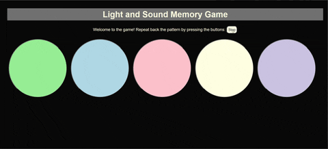 GitHub - suzanmanasreh/light-and-sound-memory-game: A simple game webapp
