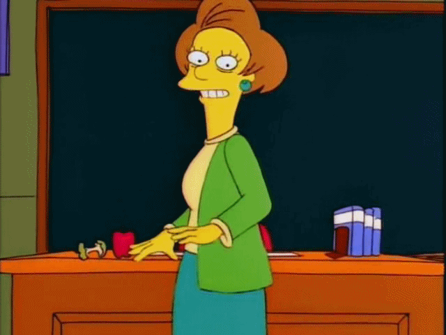Edna Krabappel S Find And Share On Giphy