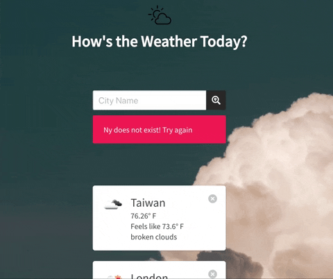 GitHub - wenshanj/Weather-Today: A responsive website using Weather API ...