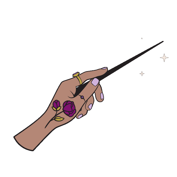 Rose Tattoo Artist Sticker by Laura Nicole Studio for iOS & Android | GIPHY