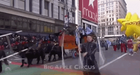 Big Apple Circus GIF by The 92nd Annual Macy’s Thanksgiving Day Parade ...